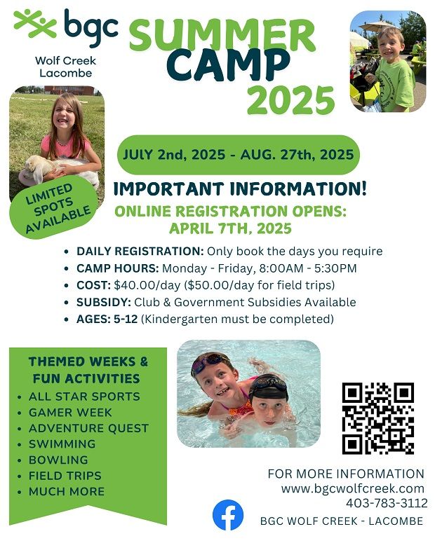 BGC Wolf Creek Lacombe getting ready for Summer Camps - CentralAlbertaOnline.com - Local news ...